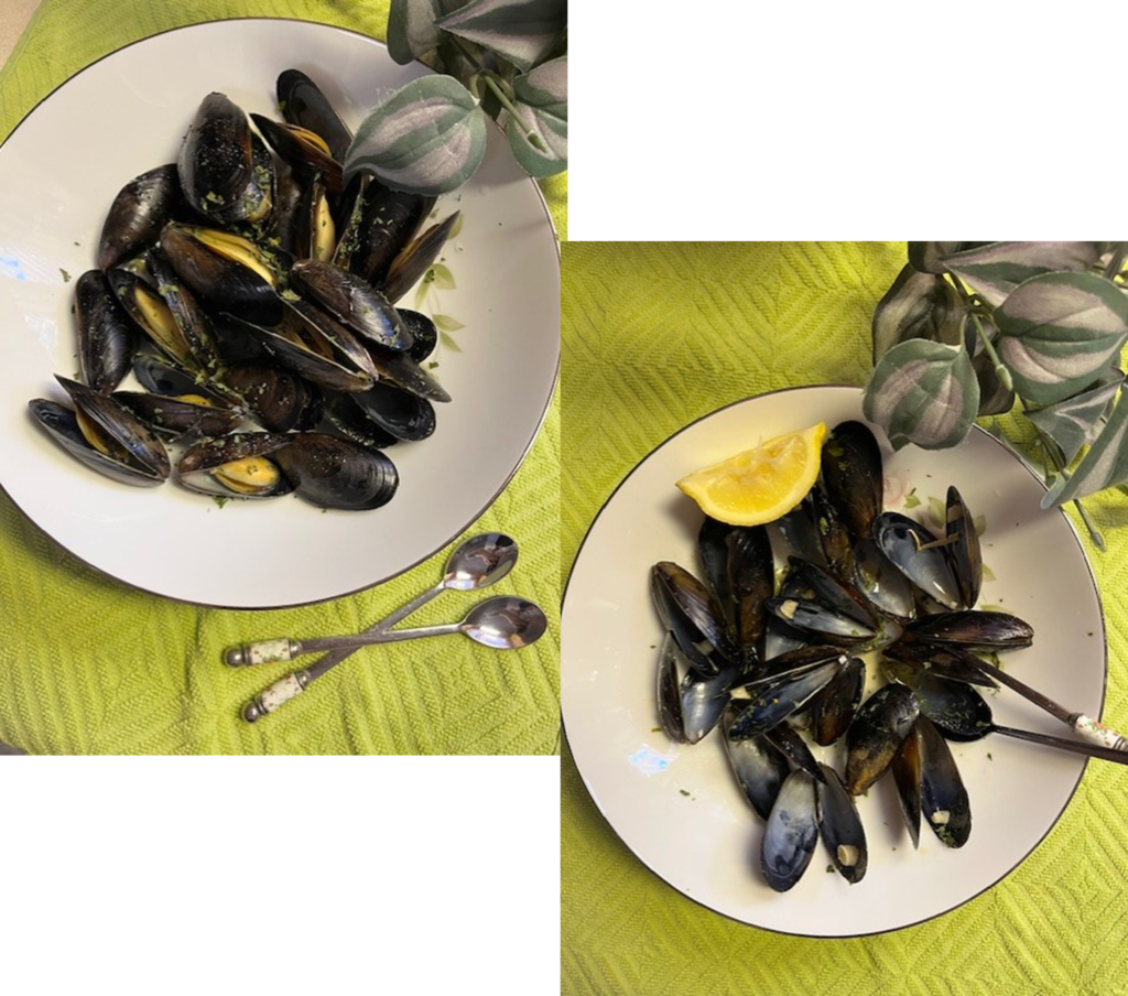 Recipe #16: Black Pepper Mussels (p. 182 & 183) - The Marian and Martha ...